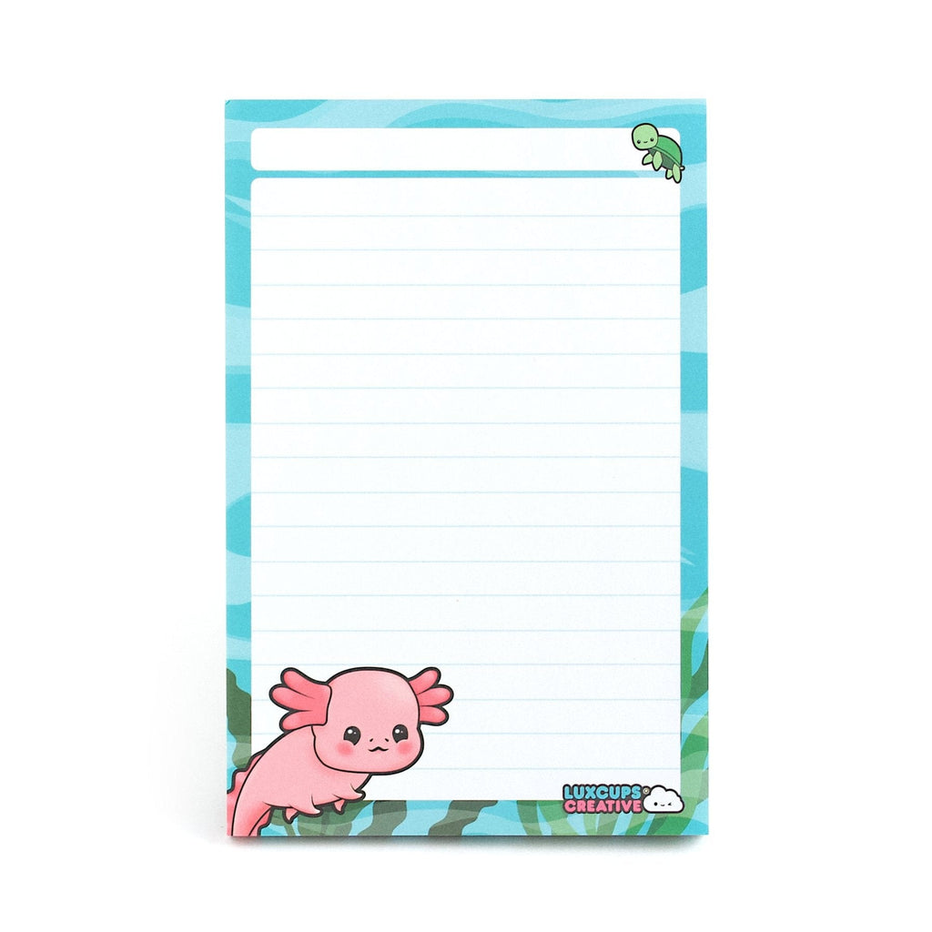 Axolotl Notepad – LuxCups Creative