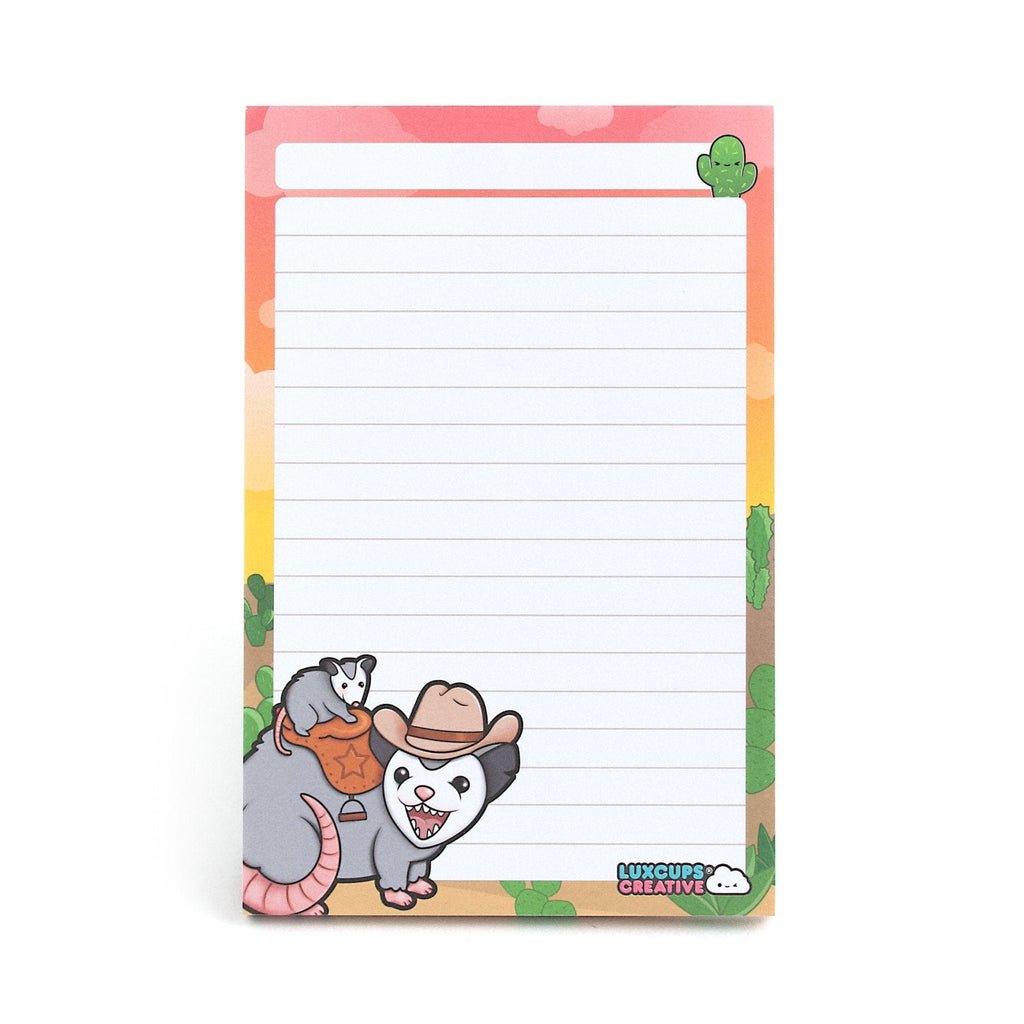 Possum Posse Notepad – LuxCups Creative