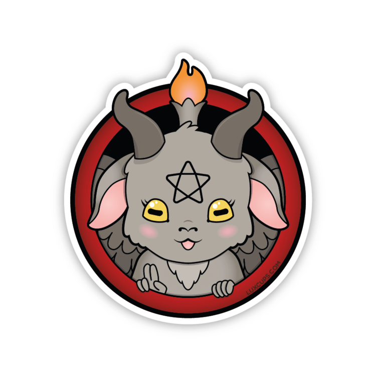 Baphomet Sticker – LuxCups Creative