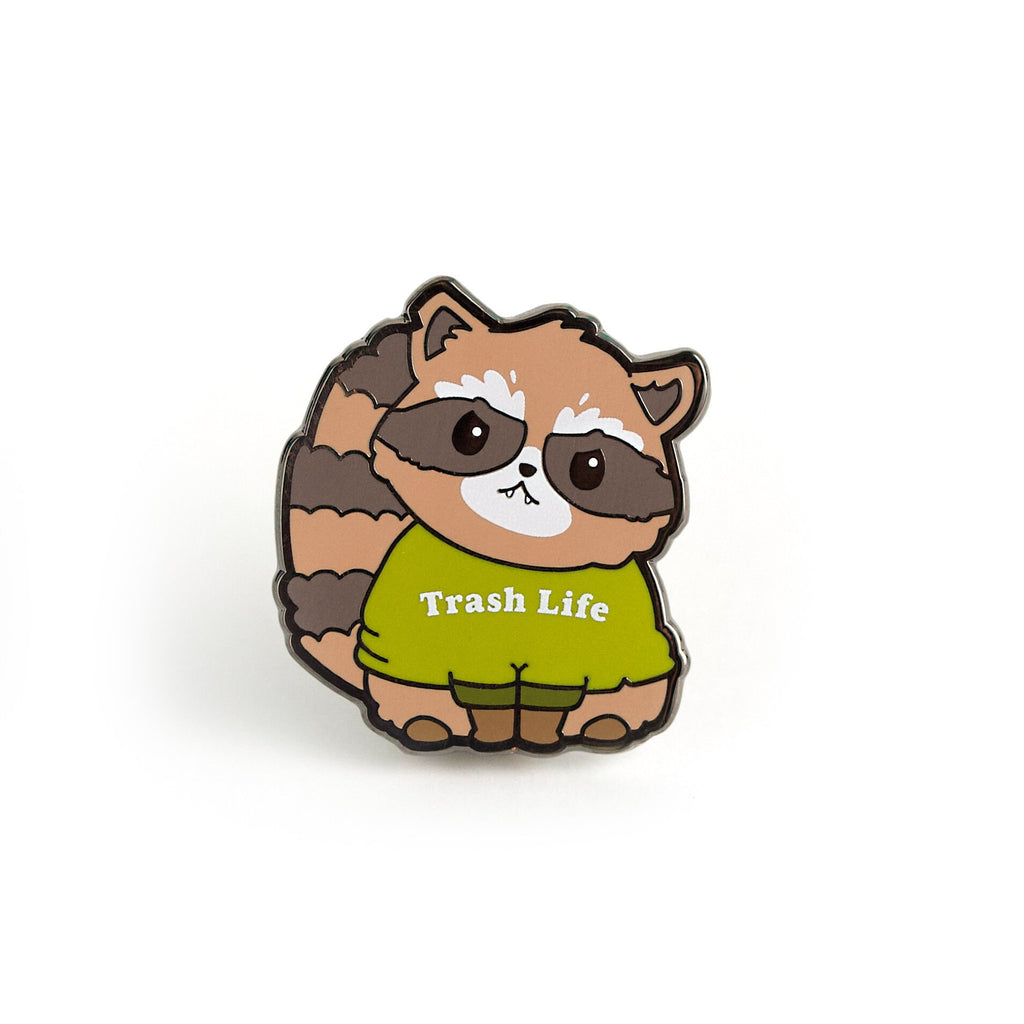 Raccoon Enamel Pin – LuxCups Creative