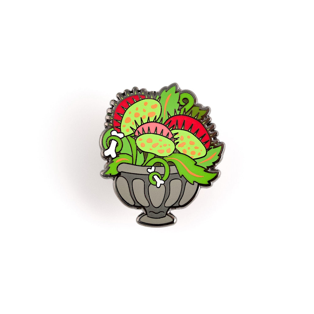 Venus Fly Trap Enamel Pin – LuxCups Creative