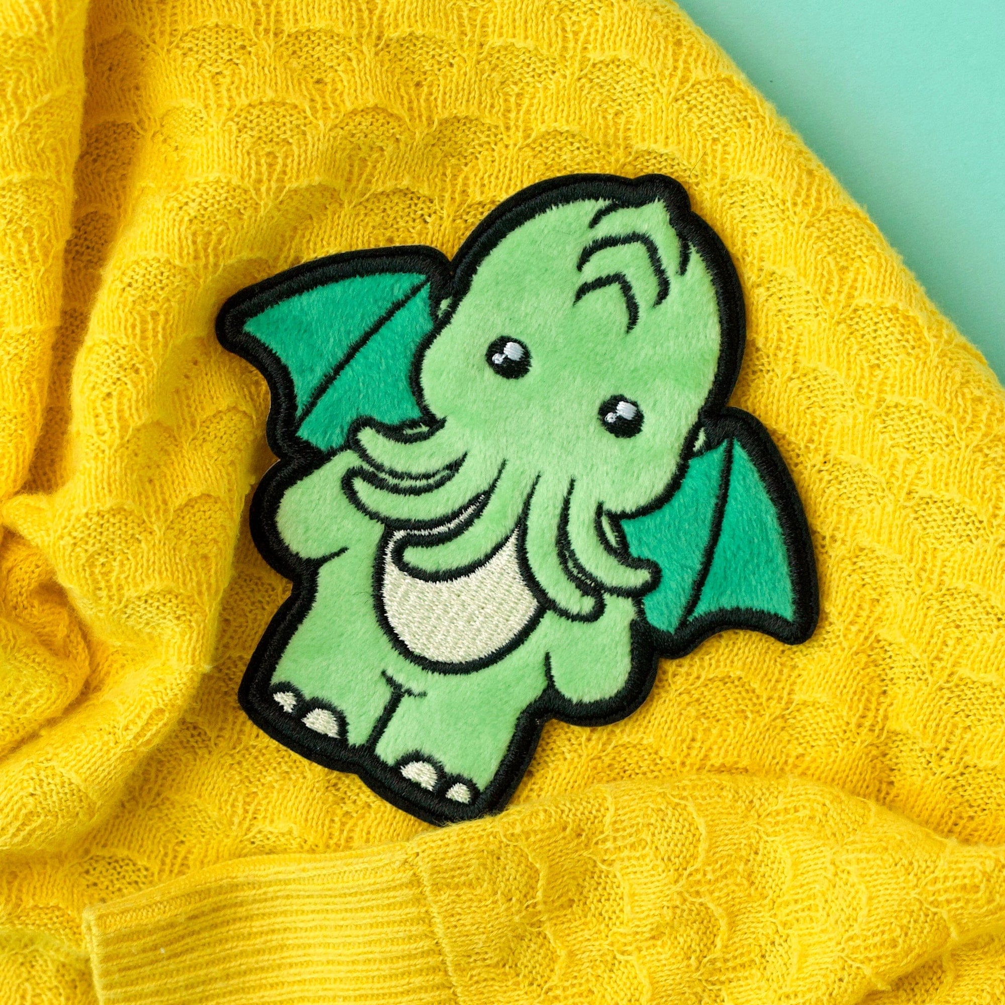 Cute-thulhu Fuzzy Patch – LuxCups Creative