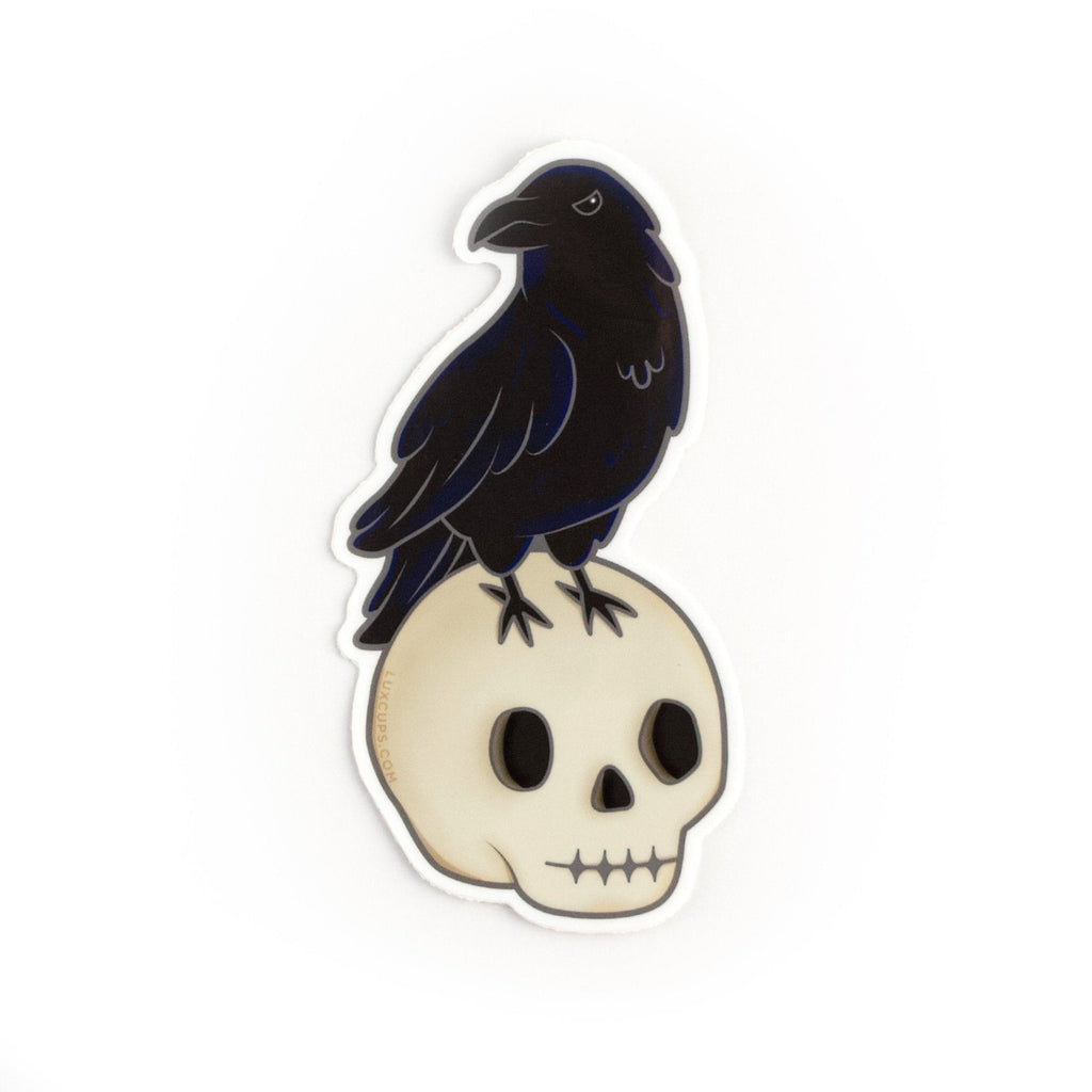 The Raven Sticker – LuxCups Creative