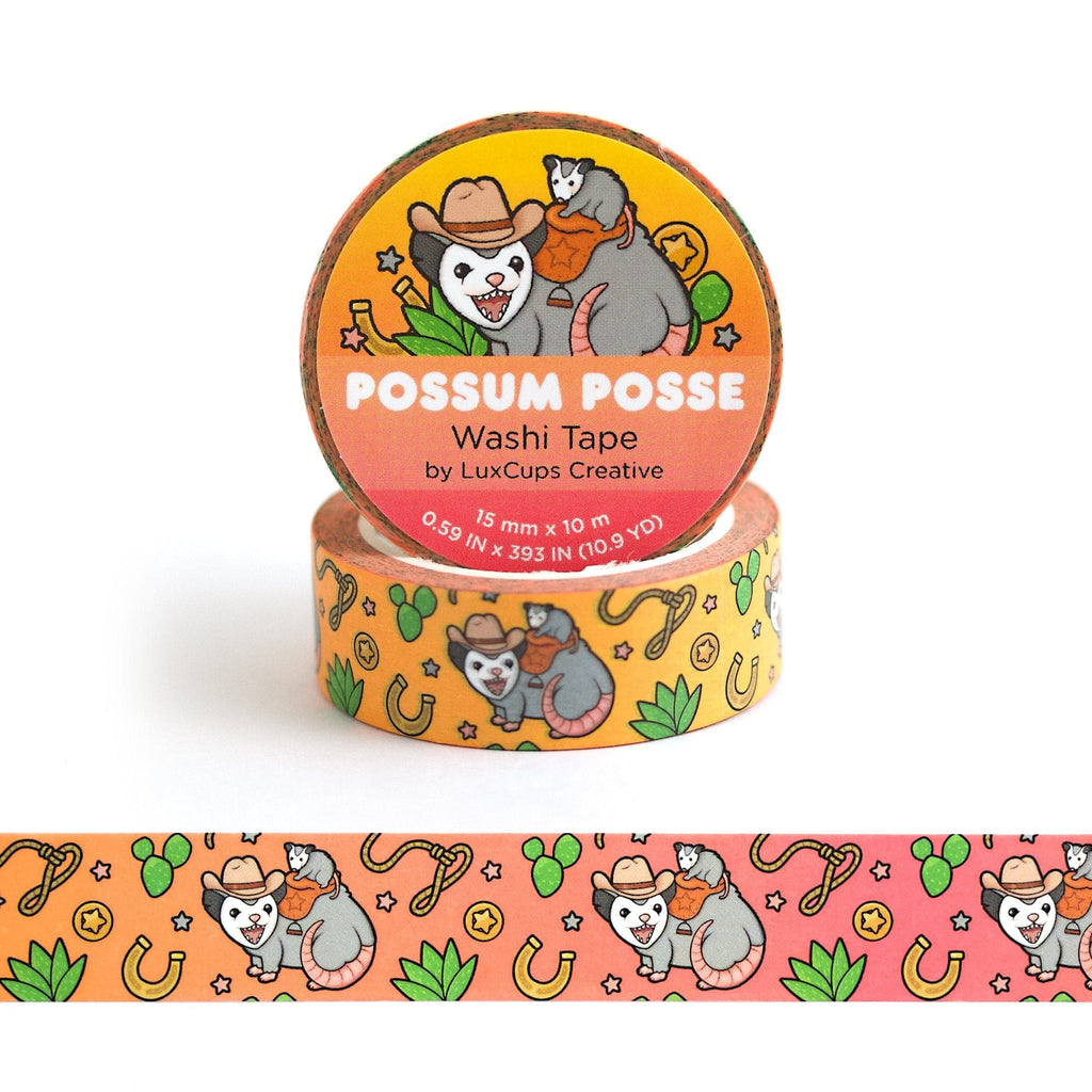 Possum Posse Washi Tape – LuxCups Creative